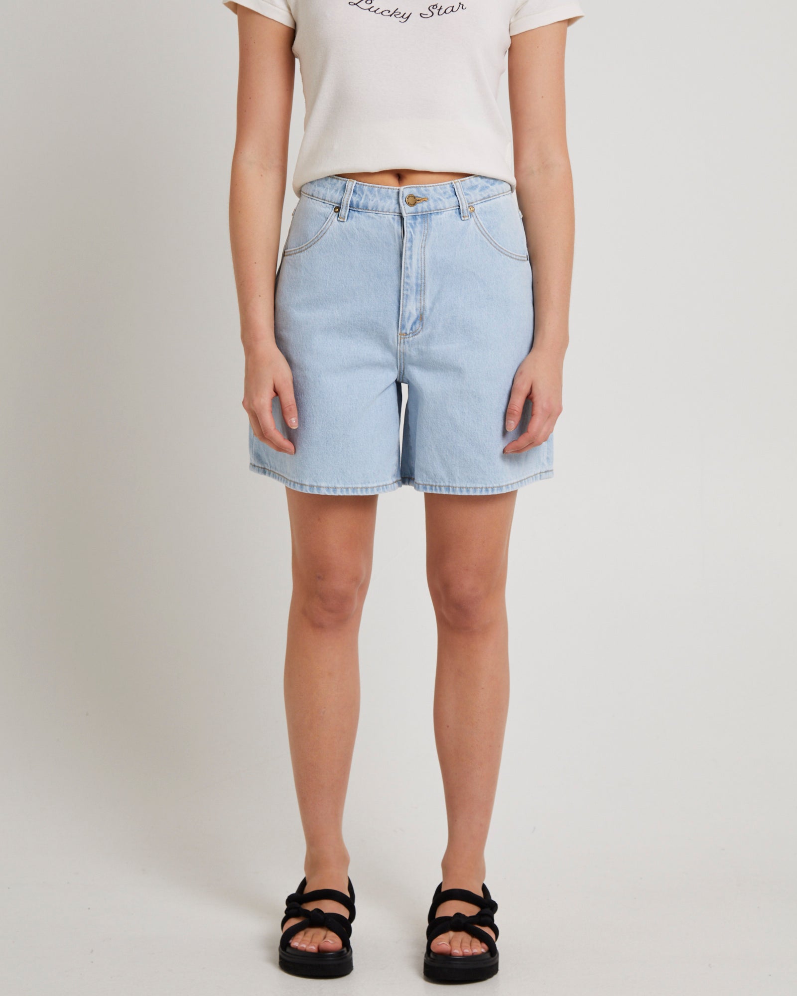 Super Mirage Denim Shorts Nina – General Pants Co.
