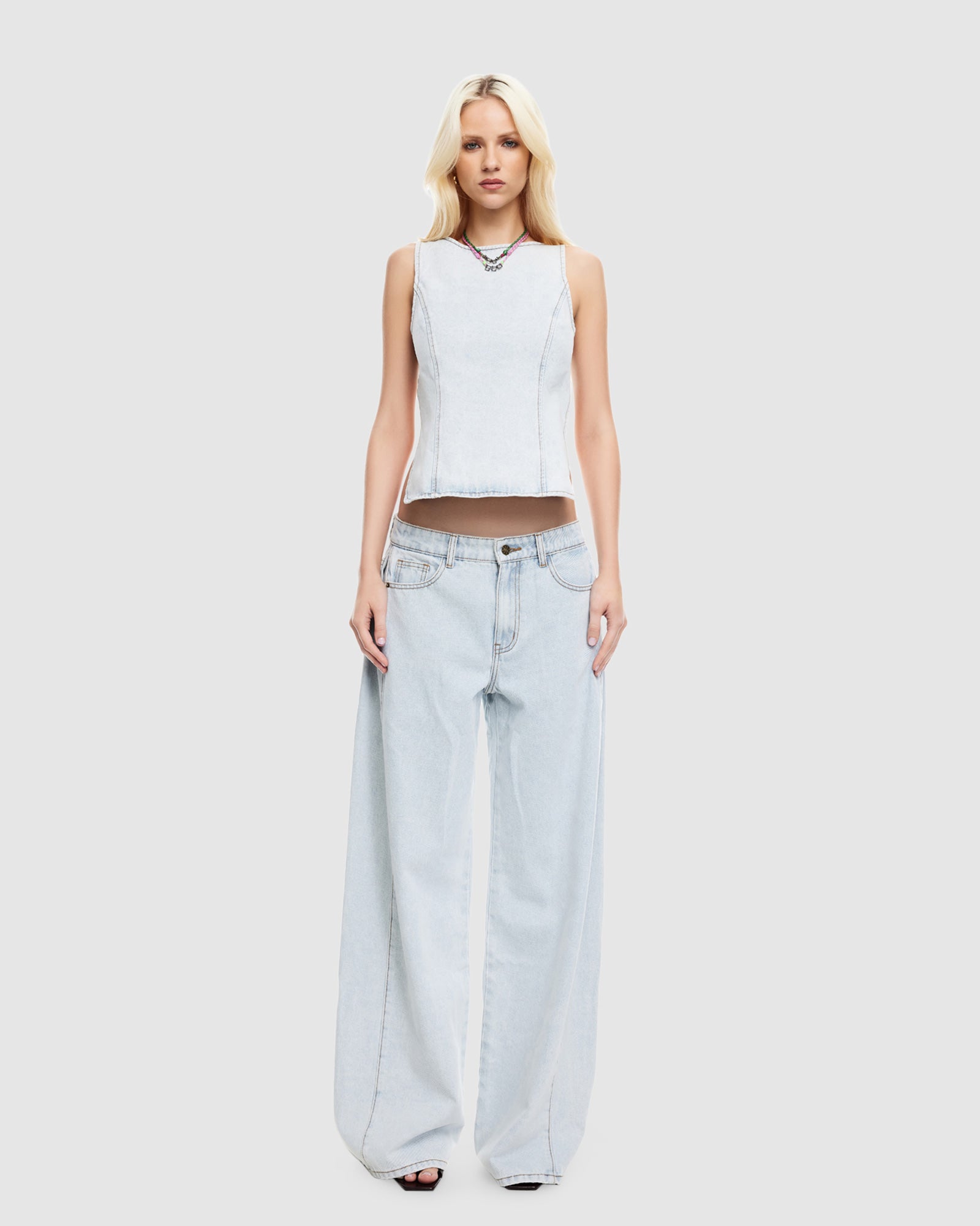 Rider Backless Denim Top – General Pants Co.