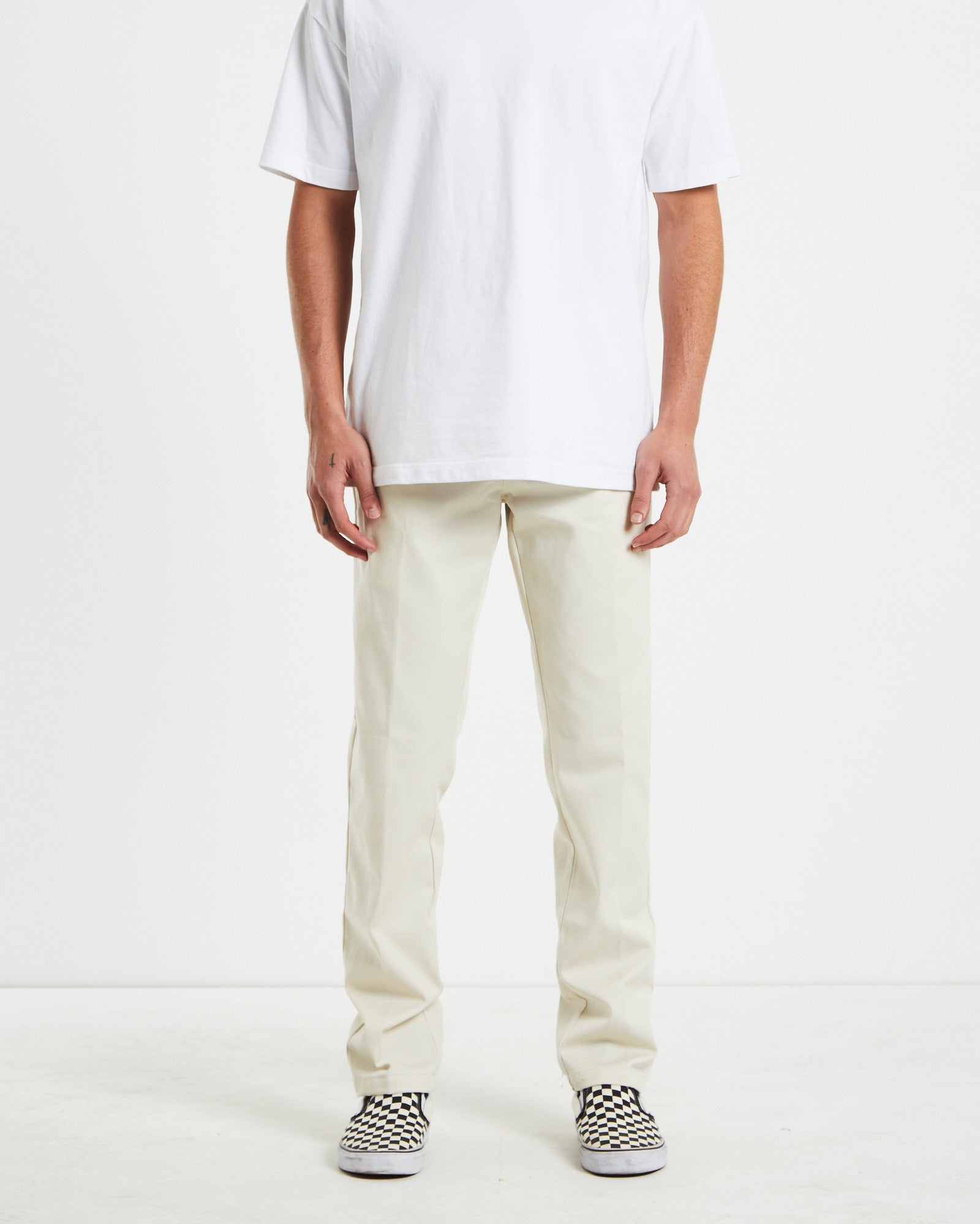 872 Slim Tapered Pants in Bone – General Pants Co.