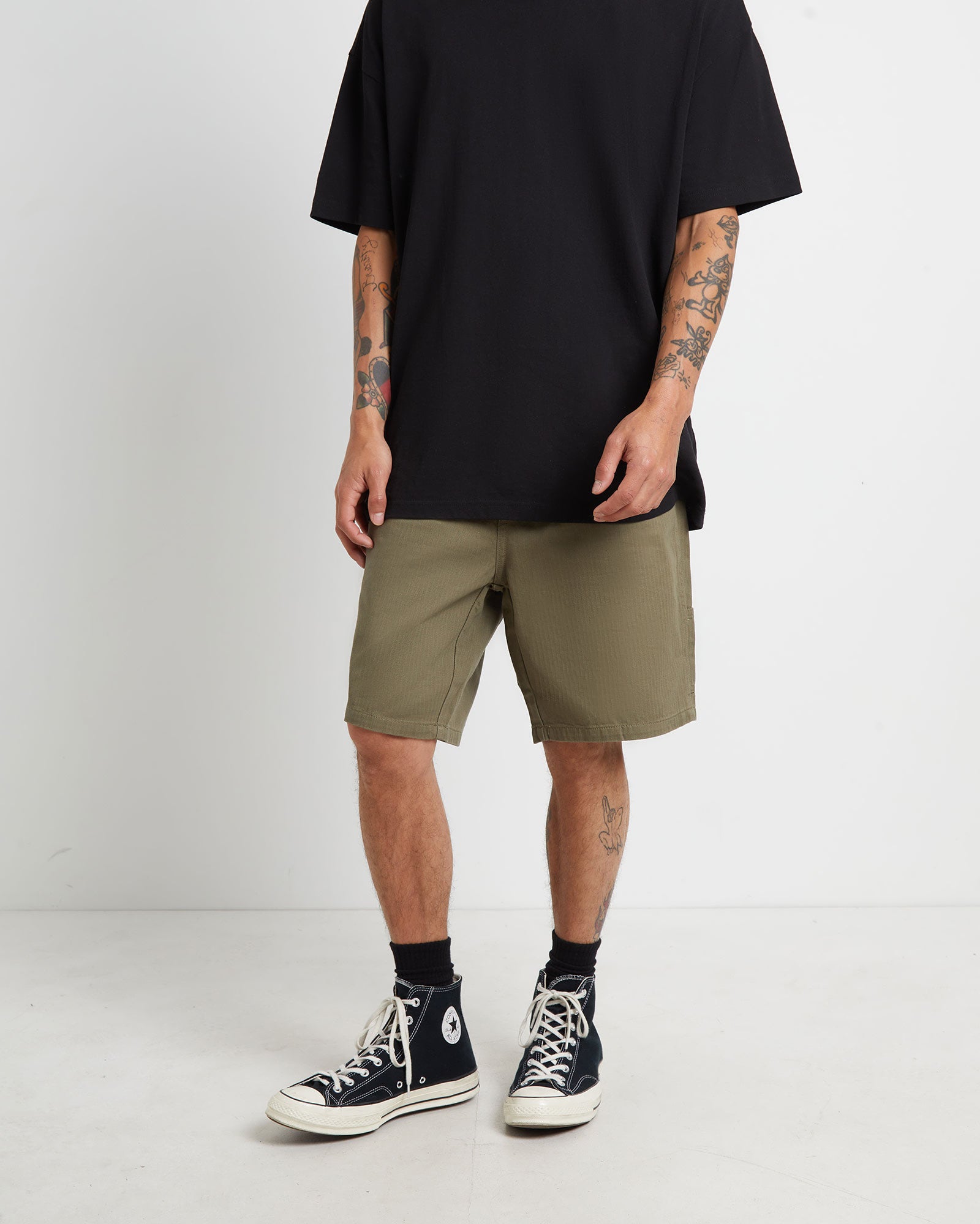 Distent Walkshorts in Cadet Green – General Pants Co.